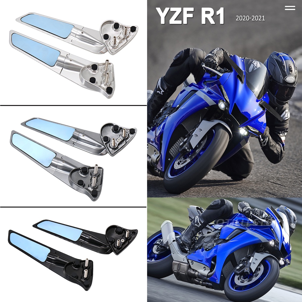 For Yamaha YZF R1 2020 2021 2022 R1 M R1M Modified Motorcycle Rearview ...