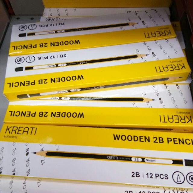 Pencil 2B (satu kotak 12batang) | Shopee Malaysia