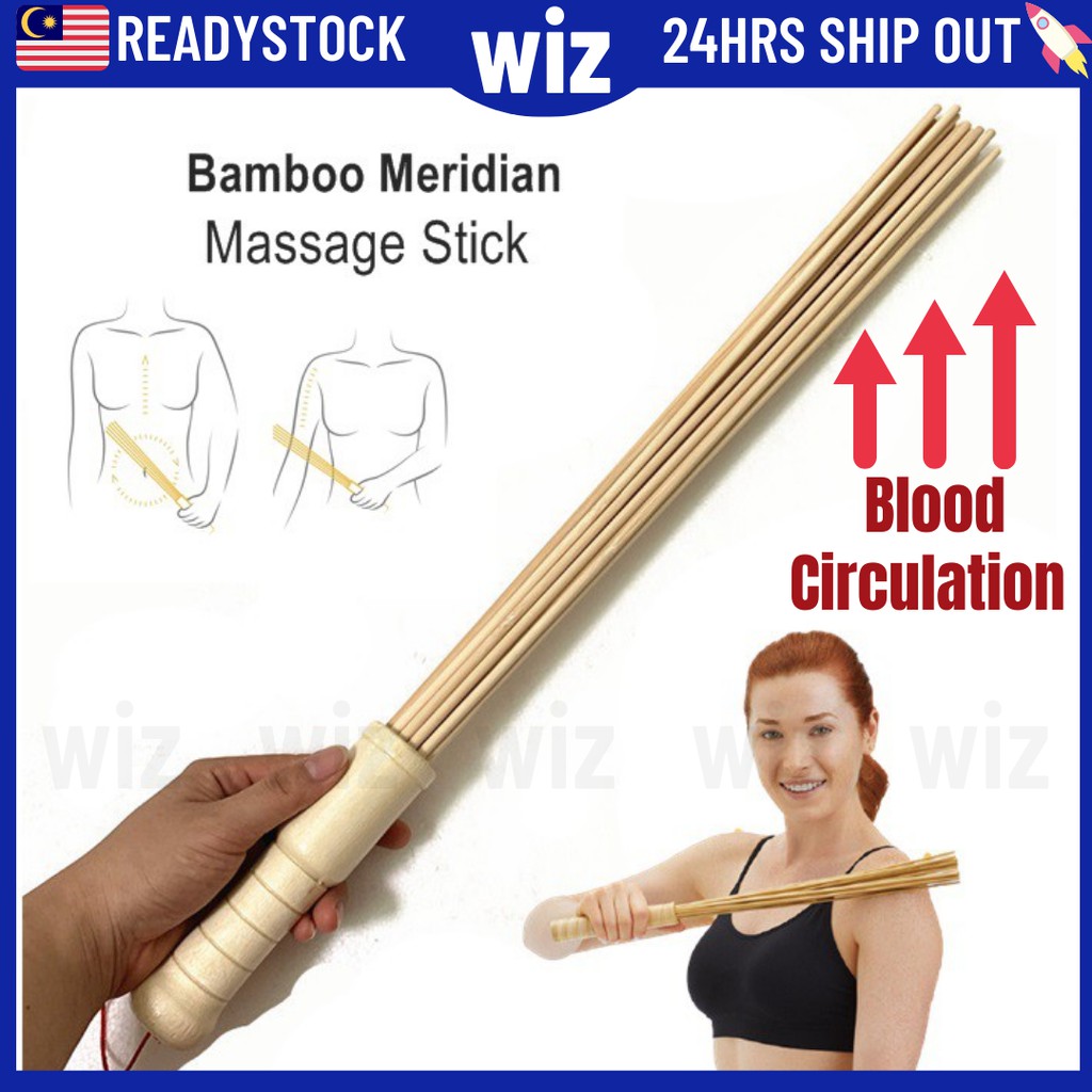 🔥 按摩竹木拍痧棒🔥 Fitness Shoot Meridian 🔥 Increase Blood Circulation Massage Beat Stick READYSTOCK ...