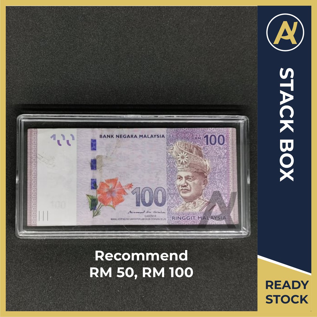 Banknote Box Cover Stack Box Clear Casing Collection / Money Box ...