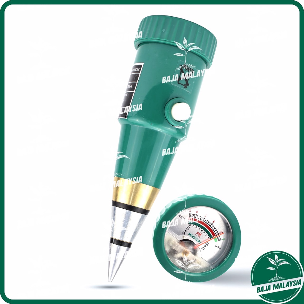 SNT Soil pH & Moisture Meter Tester Hygrometer Portable Plant Analyzer ...