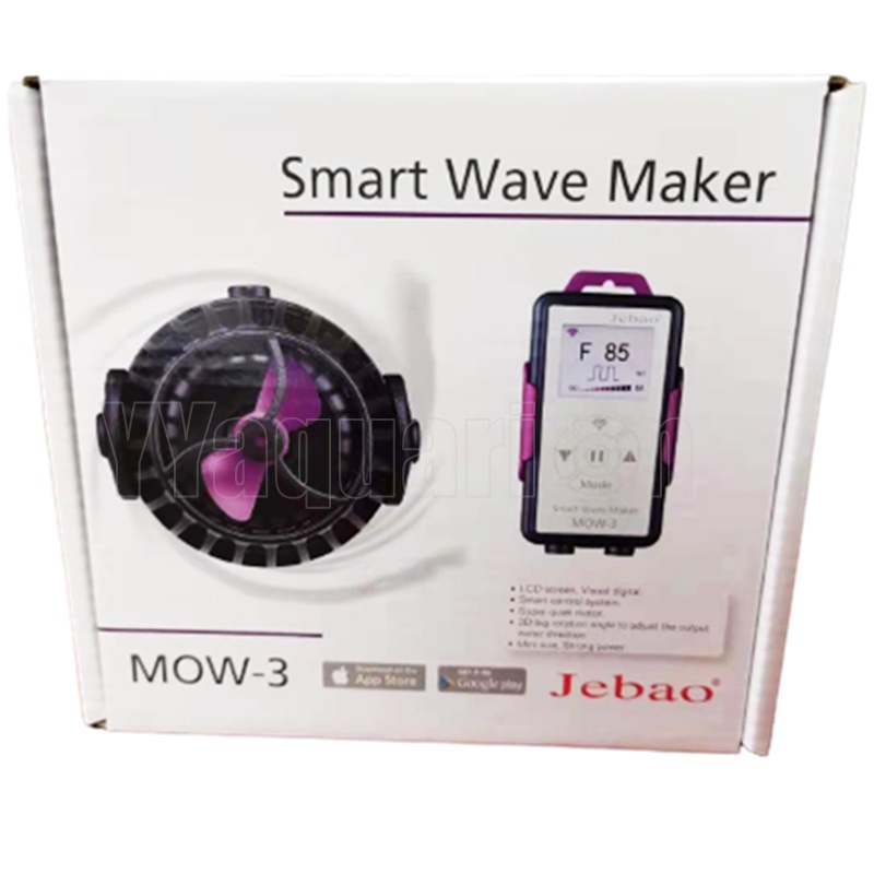 Jebao New WIFI Wave Pump With LCD Display Smart Controller Aquarium Marine Reef Wavemaker, MOW-3 ...