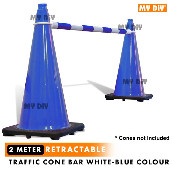 MYDIYHOMEDEPOT - Expandable Retractable Cone Bar Traffic Safety Cone ...