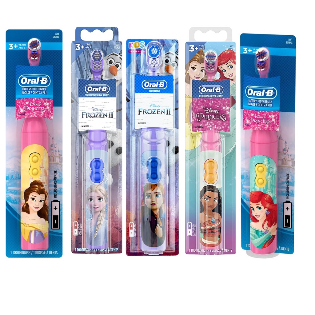 Oral-B, Kids, Battery Toothbrush, Soft, Disney Princess, 1 Toothbrush ...
