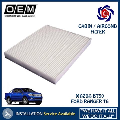 Ford Ranger T6 Mazda BT50 Aircond Filter Cabin Filter (1pc) | Shopee ...