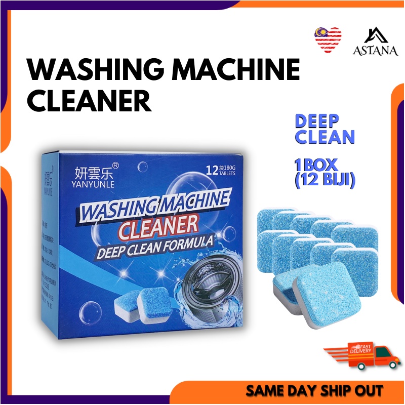 Sabun Pencuci Mesin Basuh Washing Machine Cleaner Cube Powder Washing ...