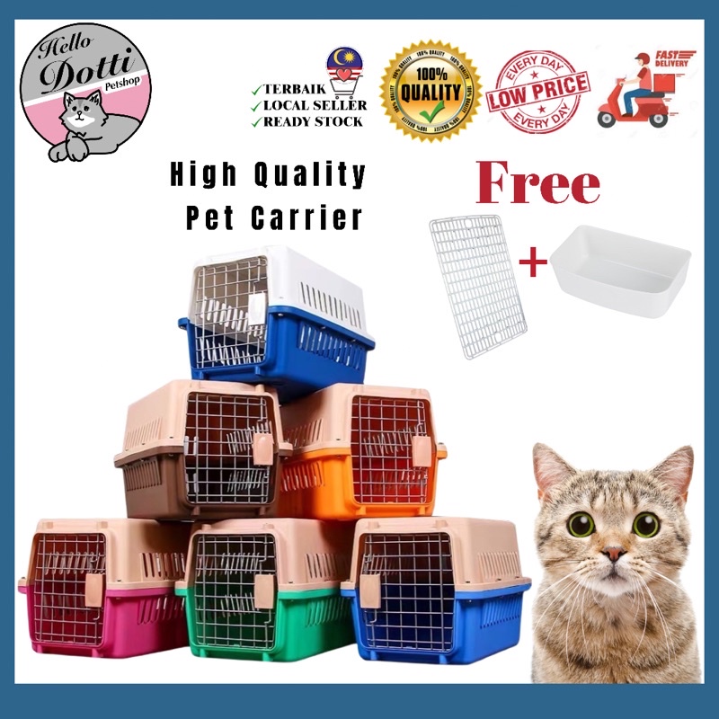 🔥Ready Stock🔥 Premium Cat Carrier /Per Carrier/dog carrier/cat cage ...