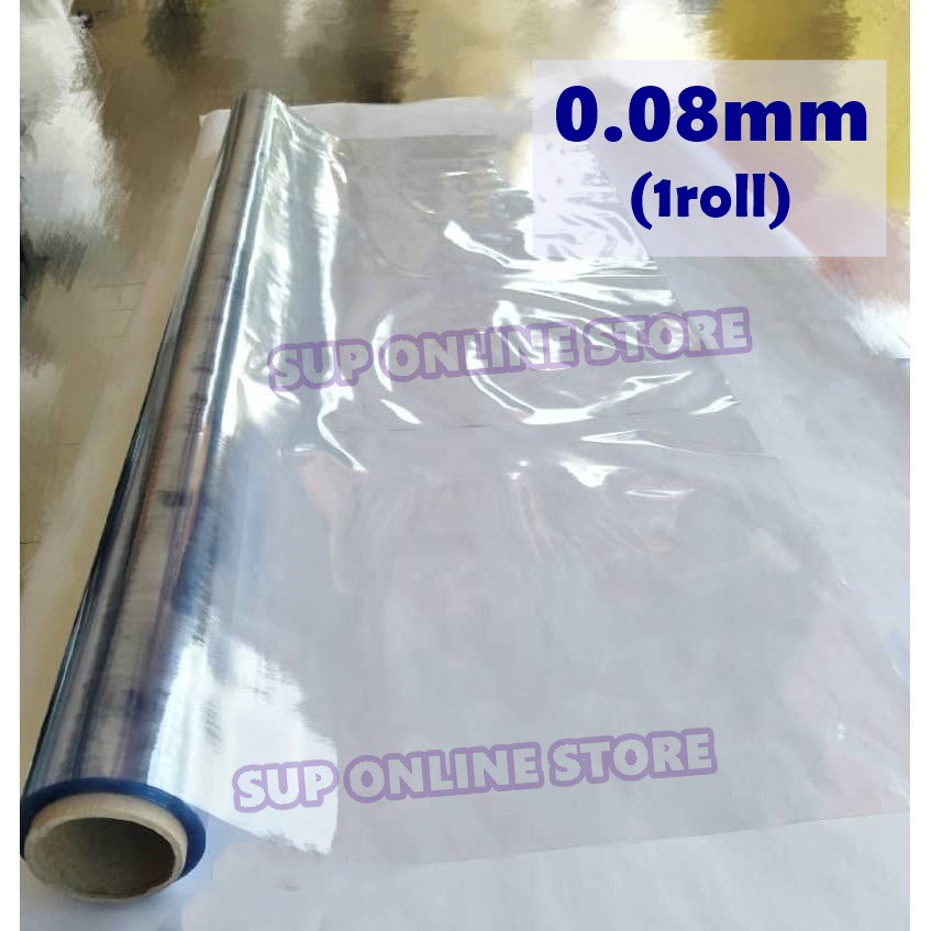 PVC Transparent Thin or Thick Plastic (0.08mm / 0.13mm) / Table Cloth ...