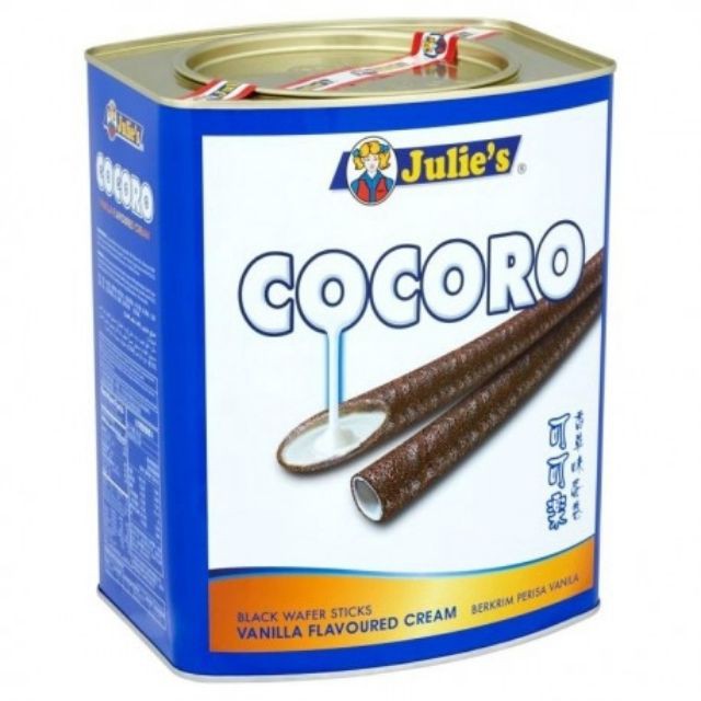 Julie Cocoro Black Wafer Sticks with Vanila Flavoured Cream-Biskut ...
