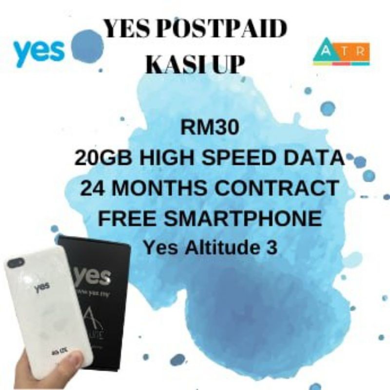 YES POSTPAID KASI UP ( NOMBOR BAHARU/KEKALKAN NOMBOR LAMA ) | Shopee ...