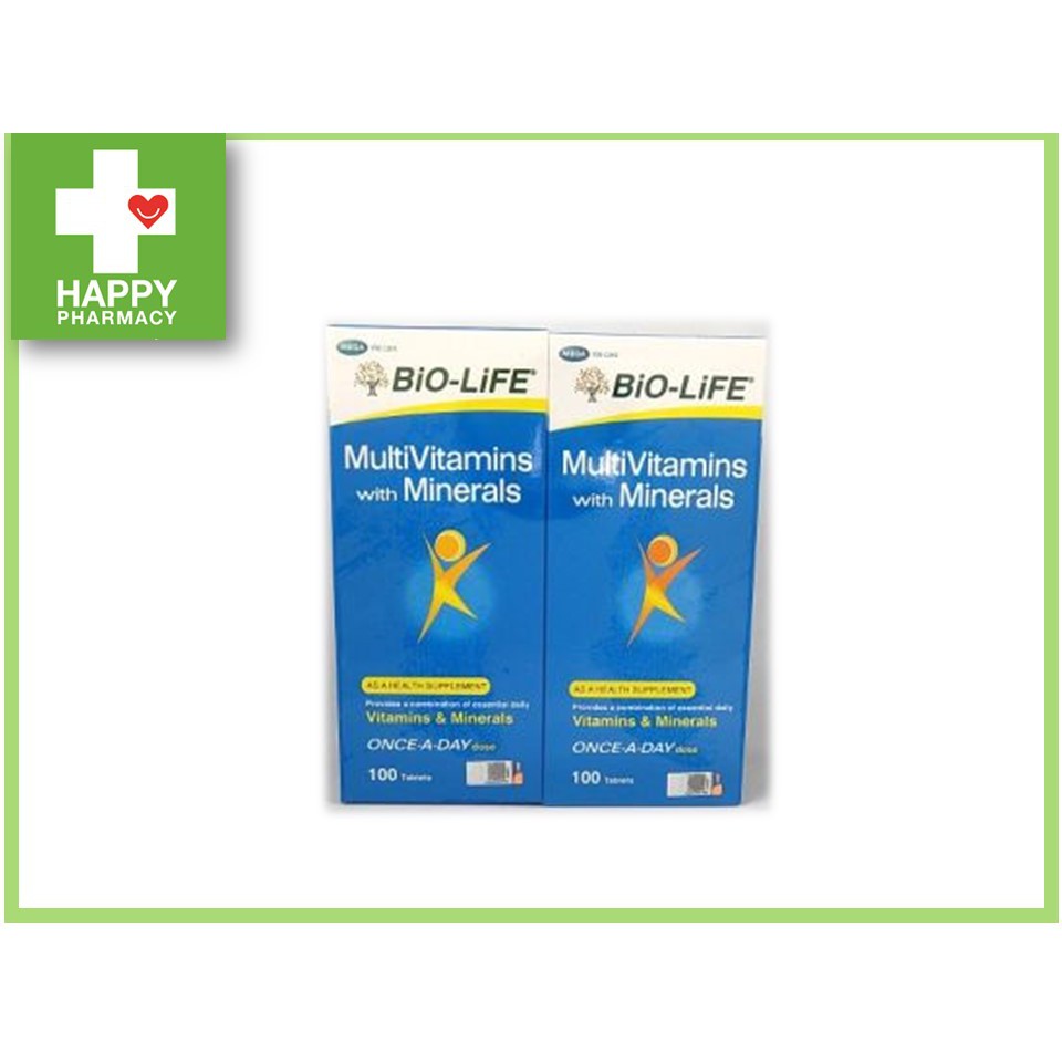 BIO-Life Multivitamin with Minerals 100'sX2 | Shopee Malaysia