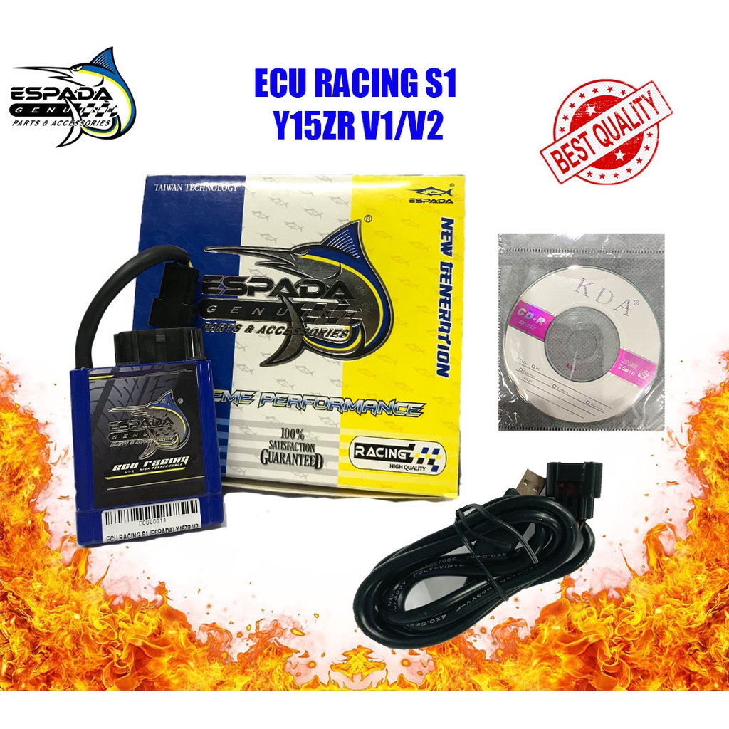 Ecu Racing Espada Y15 / Y15zr V1 / V2 siap software 🔥🔥 FOR TUNING AND ...