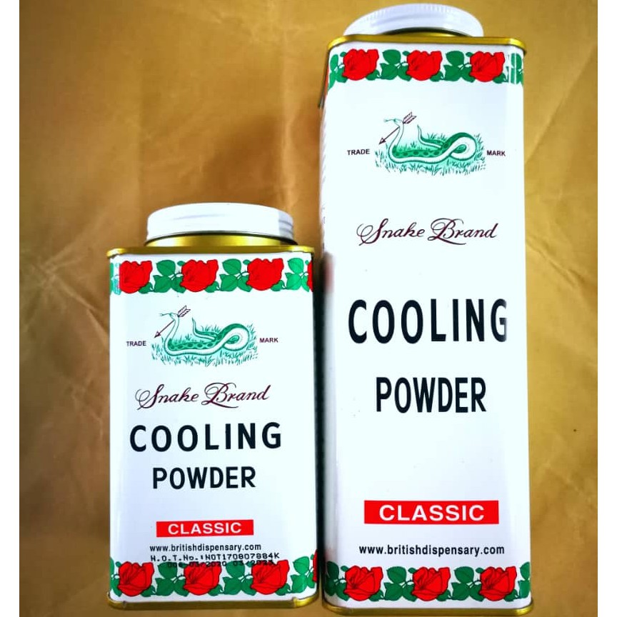 【SNAKE BRAND】COOLING POWDER CLASSIC ( 150g / 300g ) | Shopee Malaysia