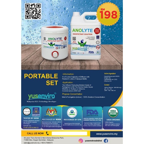 anolyte disinfectant solution | Shopee Malaysia