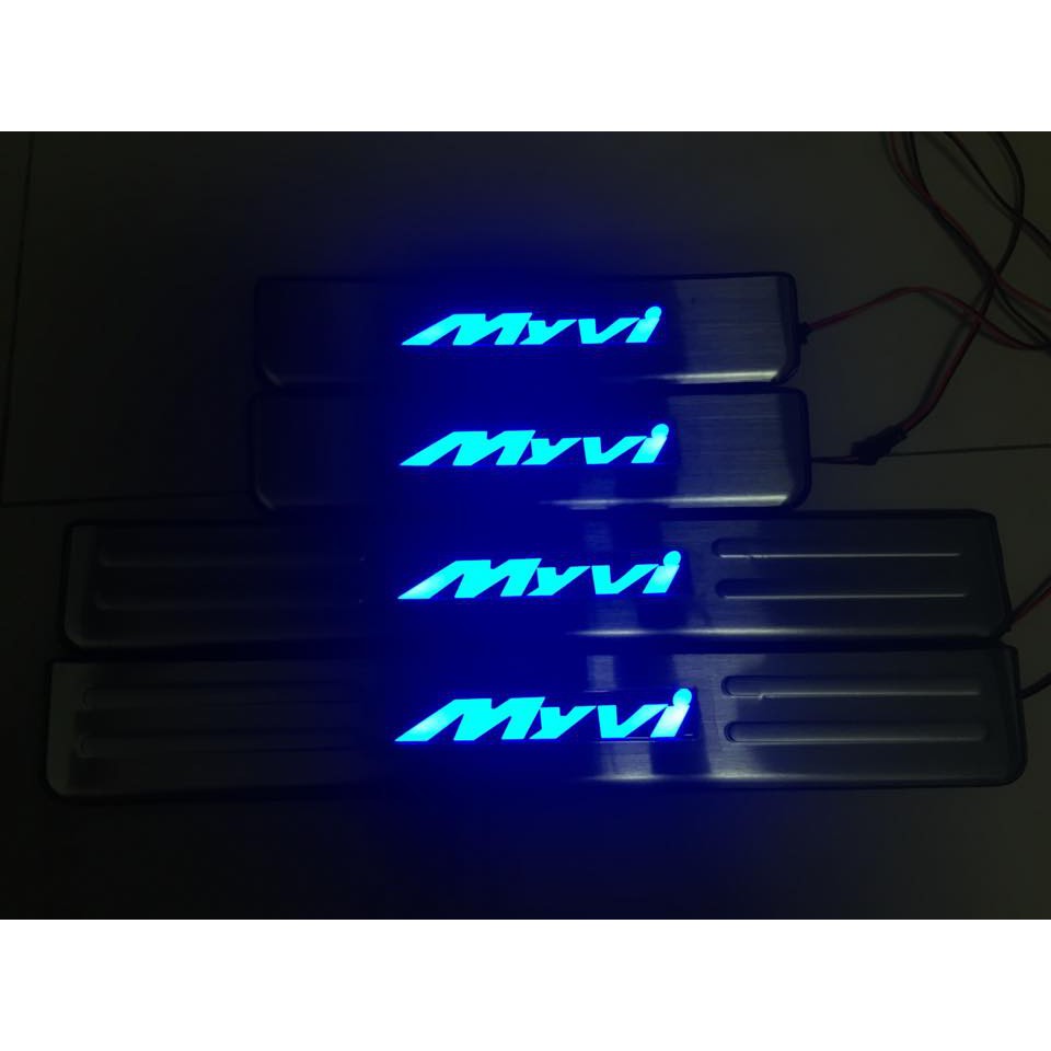 Perodua Myvi Side Steel Plate/Door Side Step With Led Blue | Shopee ...