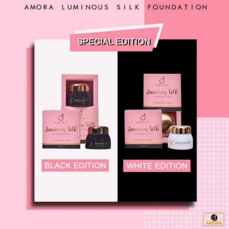 AMORA LUMINOUS SILK FOUNDATION VIRAL & SUPER GLOW SERUM SUPER GLOW ...