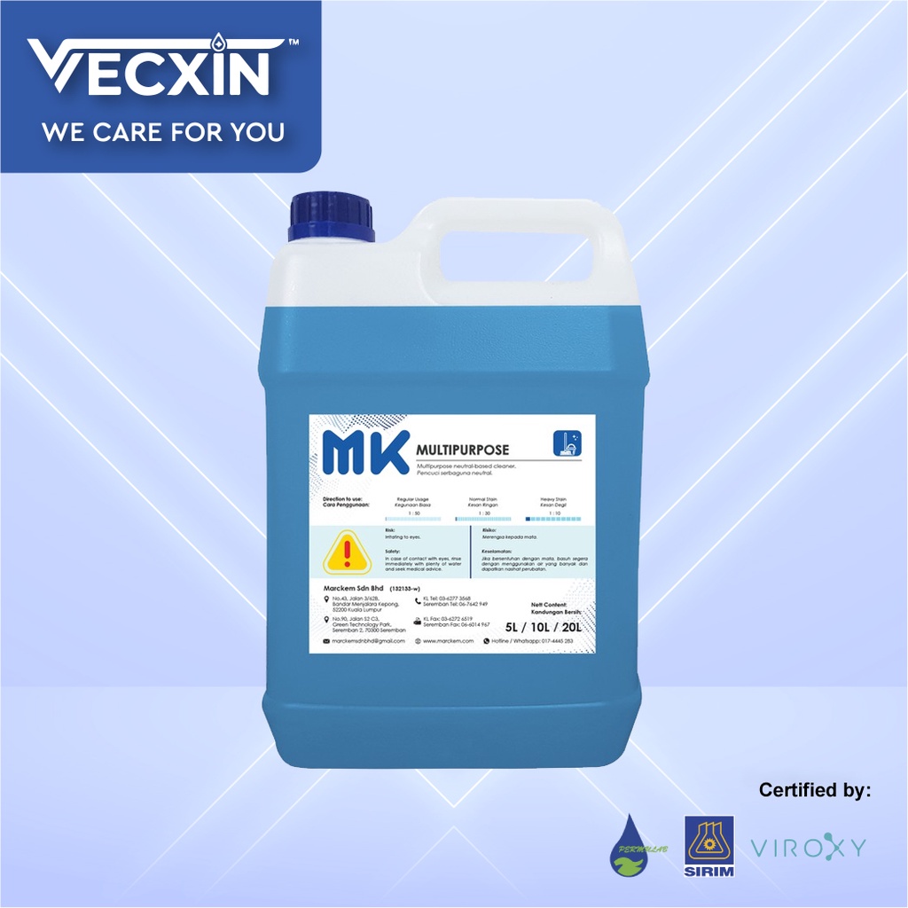 MK MULTIPURPOSE GENERAL CLEANER - 5L | Shopee Malaysia