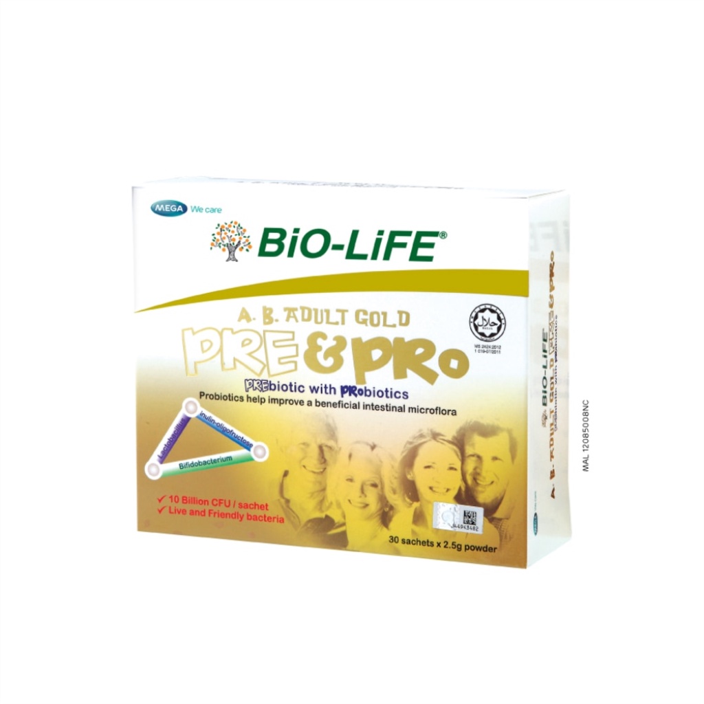 BIO-LIFE A.B. Adult Gold PRE & PRO 30S | Shopee Malaysia