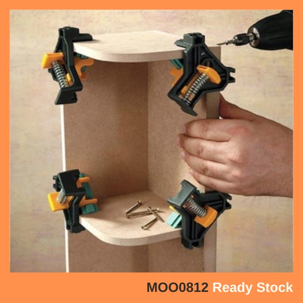 90 Degree Angle Corner Clamp Picture Frame Clip Woodworking Hand Tool ...