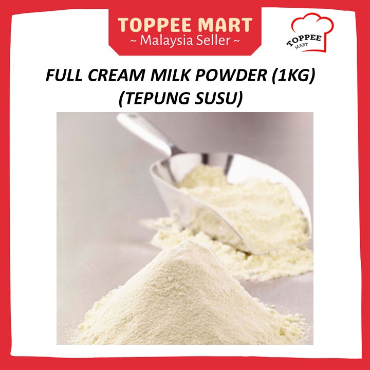 FULL CREAM MILK POWDER 1KG TEPUNG SUSU (For Baking / Culinary ...