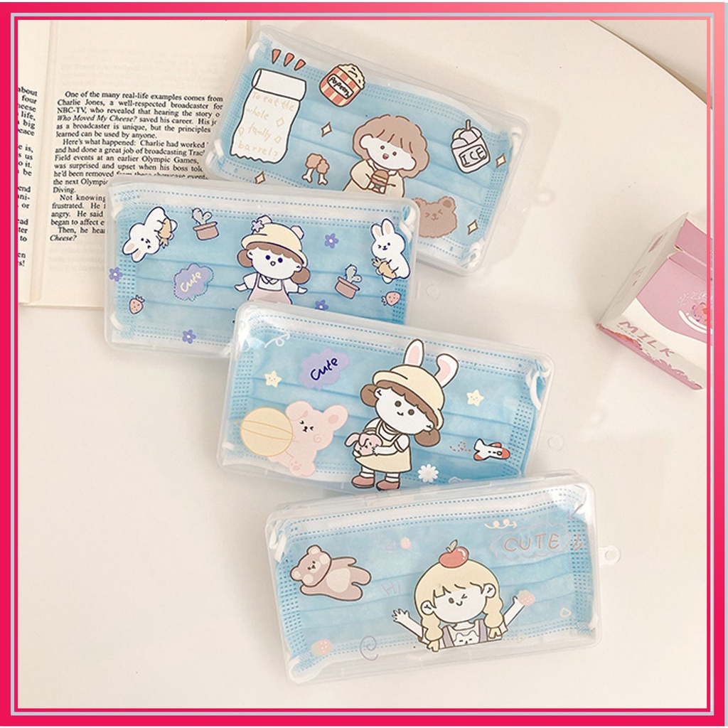 [1 PC] Cartoon Design Empty PP Transparent Plastic Box | Shopee Malaysia