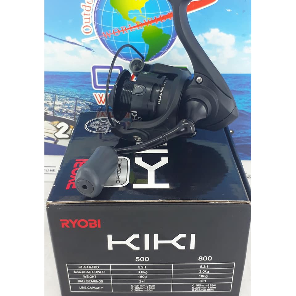 RYOBI KIKI 500 ULTRA LIGHT SPINNING REEL | Shopee Malaysia