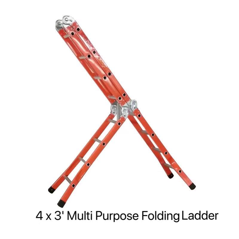 Shopping 12 Step 4x3 Folding Ladder Multi Purpose Bomba Tangga ...