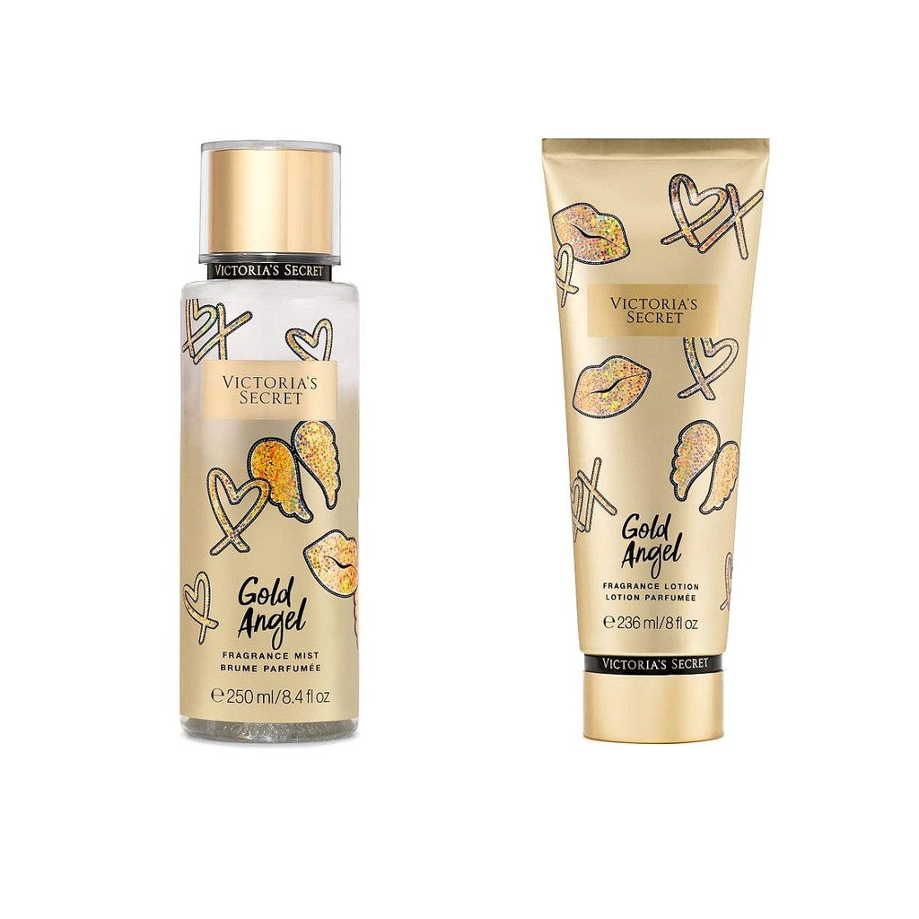 Original Angel Gold Body Mist And Lotion 250ml For Unisex (Men and ...