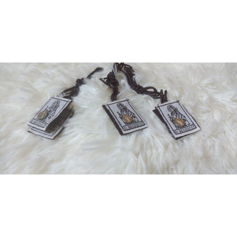 St. Benedictine Scapular with Medal | Shopee Malaysia