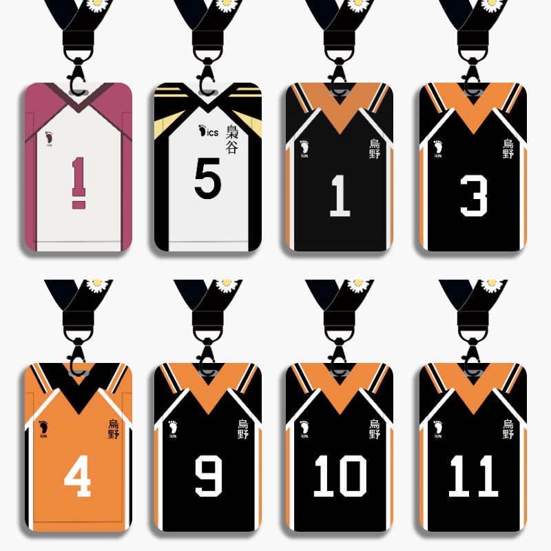 Anime Cartoon Haikyuu!! Student Id Card Case Campus Access Card ...