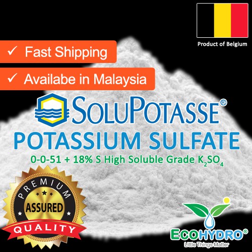 SOLUPOTASSE SOP 100% Water Soluble Potassium Sulfate / Sulphate of ...