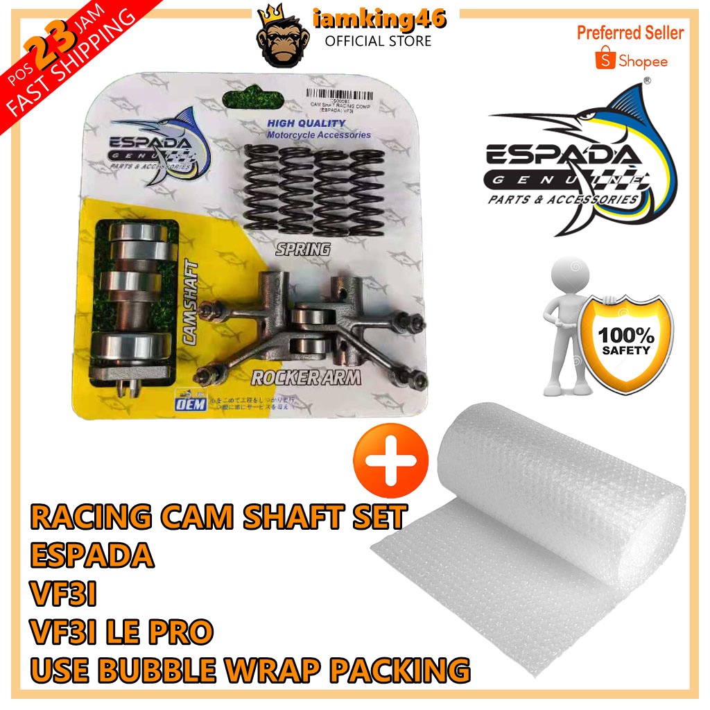 Espada Racing High Camshaft VF3I V1 SE LE cam shaft Racing (READY STOCK ...