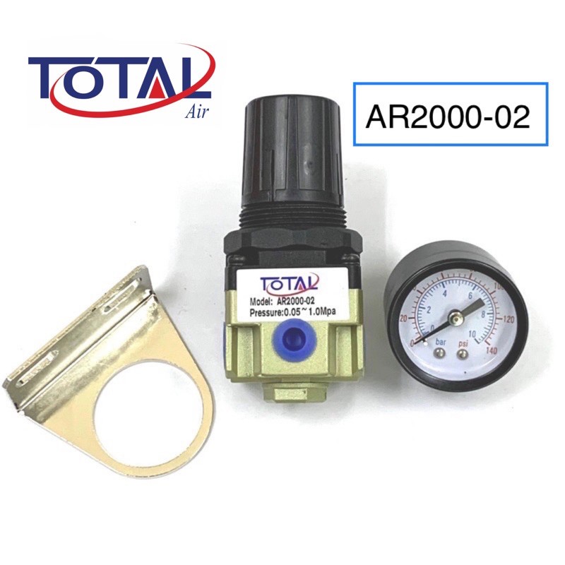 ToTal Air AR Series AR2000-02 1/4” Air Pressure Regulator | Shopee Malaysia