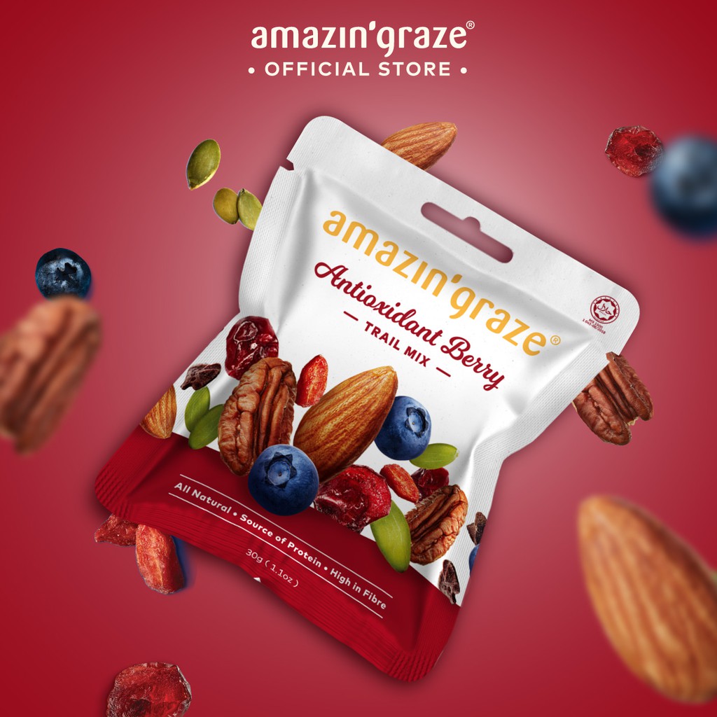 [Bundle of 2] Amazin' Graze Mini Nut Mix (2 x 30g) | Shopee Malaysia