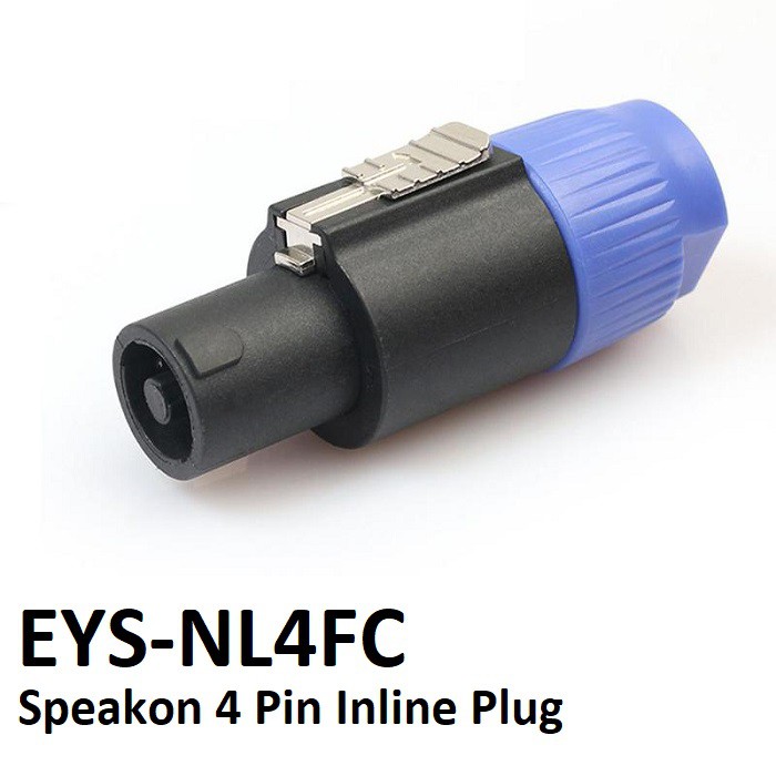 Speakon 4 Pin Inline Plug - EYS-NL4FC | Shopee Malaysia