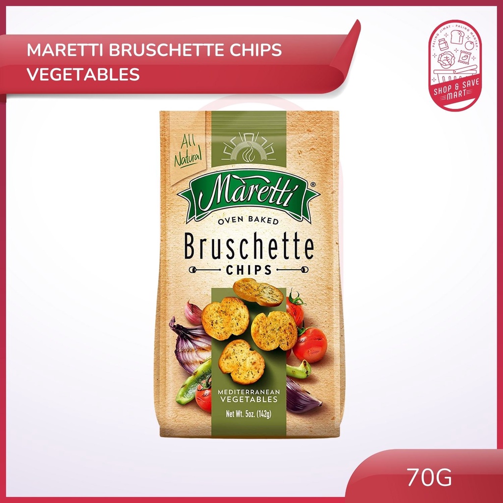 Maretti Bruschette Chips - 70g (Flavor: Vegetables / Tomato / Garlic ...