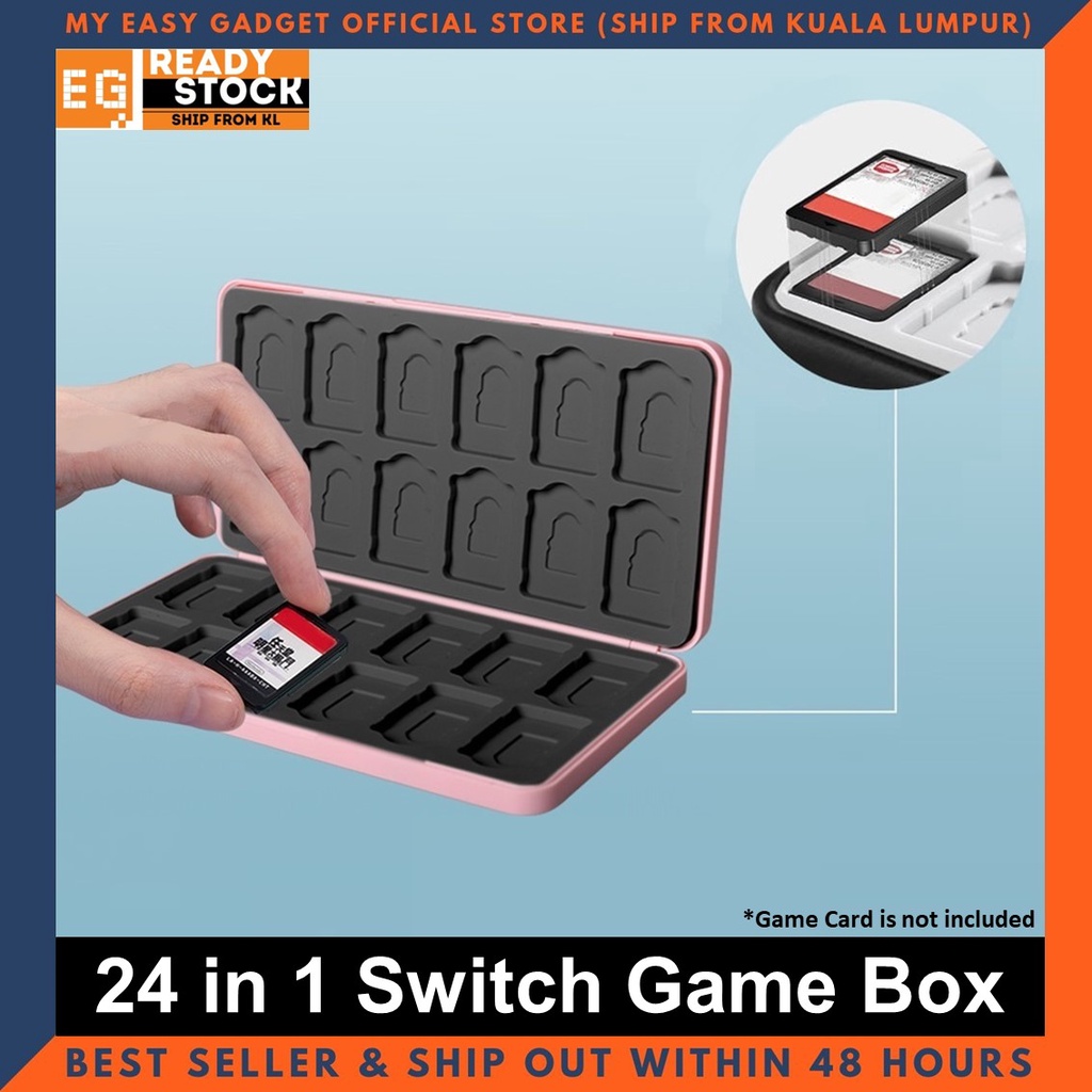 24 Slot Nintendo Switch OLED / V2 / Switch Lite Game Card Storage Case ...