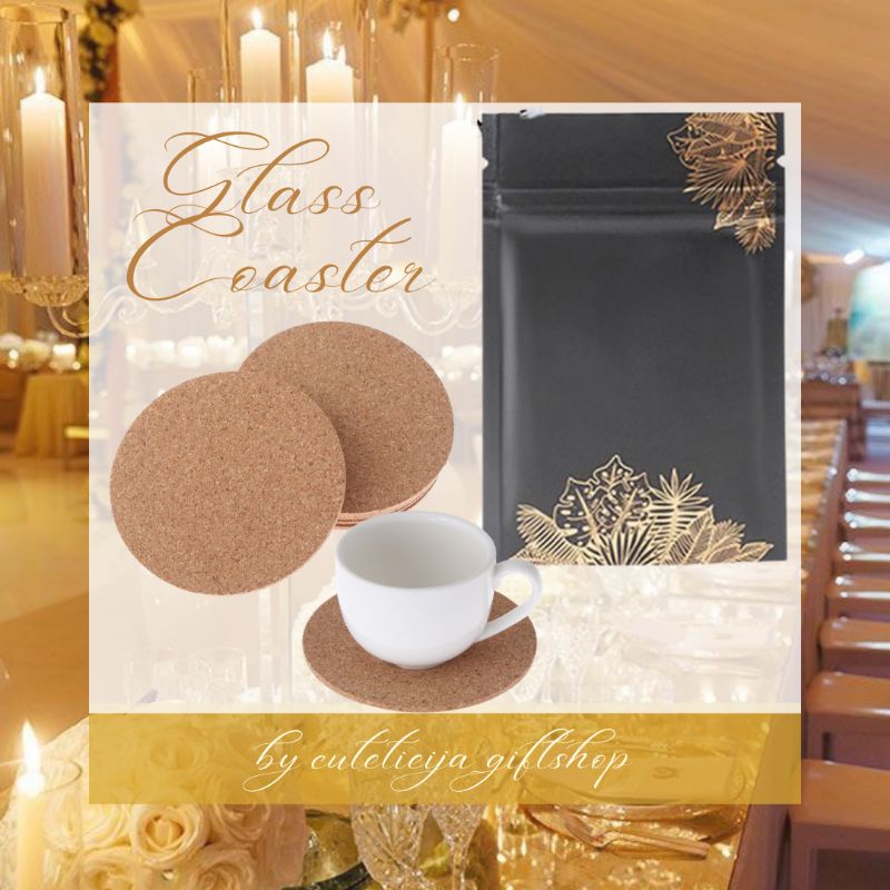 💝🍷 GLASS COASTER 🍷💝DOORGIFT MURAH & CANTIK🌷 LAPIK CAWAN 💕 PELAPIK MUG🌷 ...