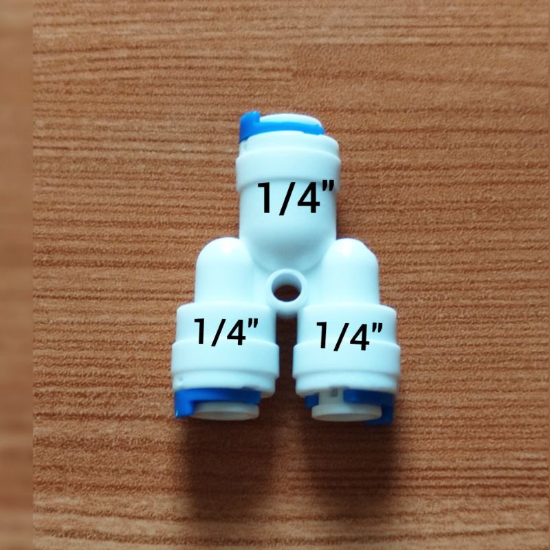 Ro Fittings - RO Y Connector 1/4 Hose | Shopee Malaysia