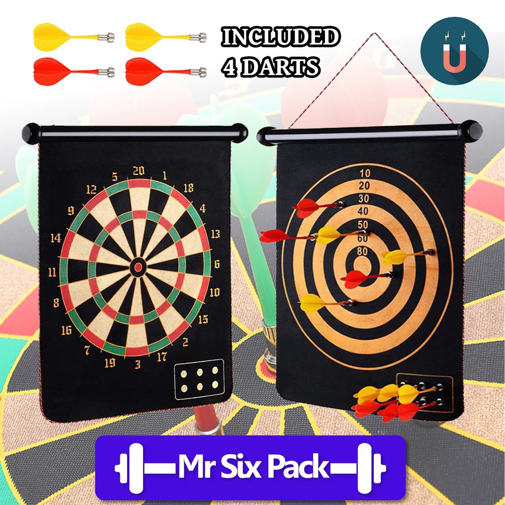 MAGNET DART GAME DART BOARD FOR ADULTS KIDS Safe Dart Magnetic Double ...