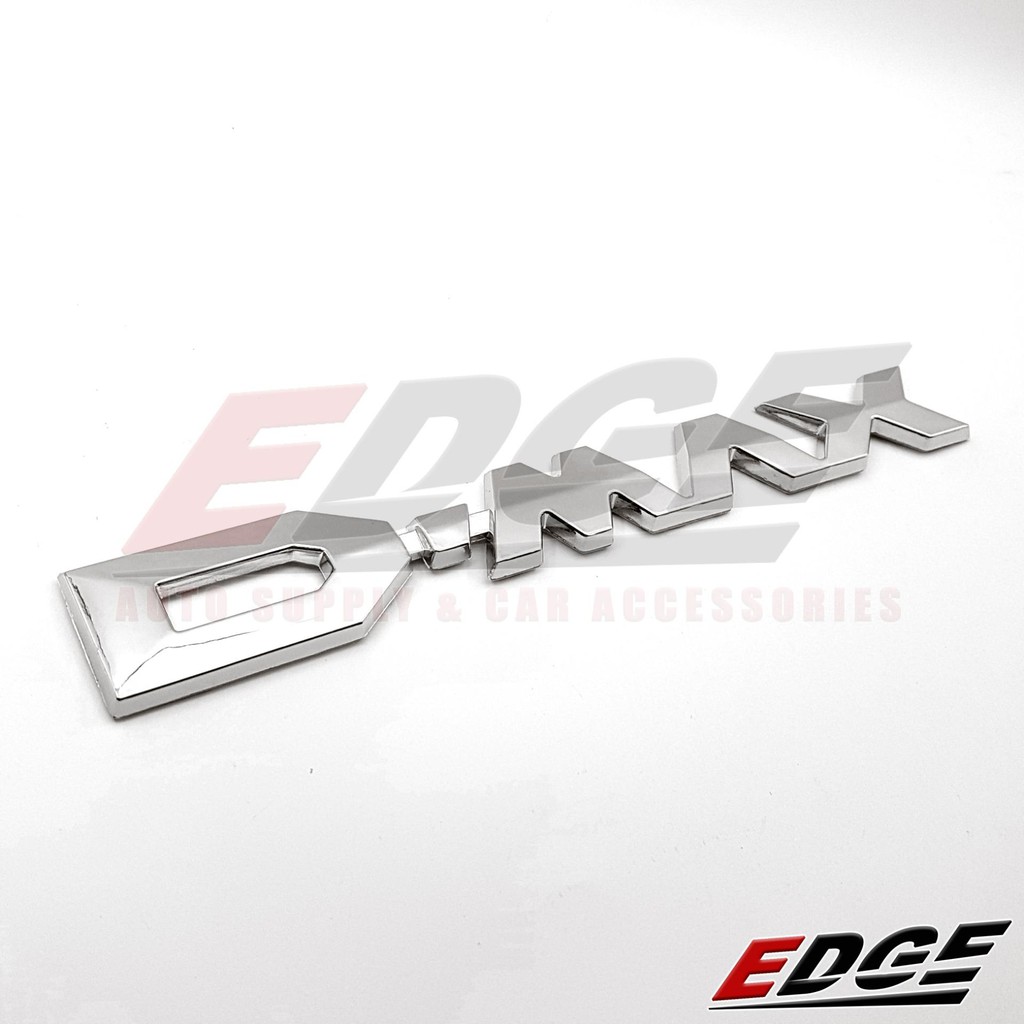 Emblem - DMAX - Chrome - 3.3x21.4cm // isuzu d-max adhesive sticker ...