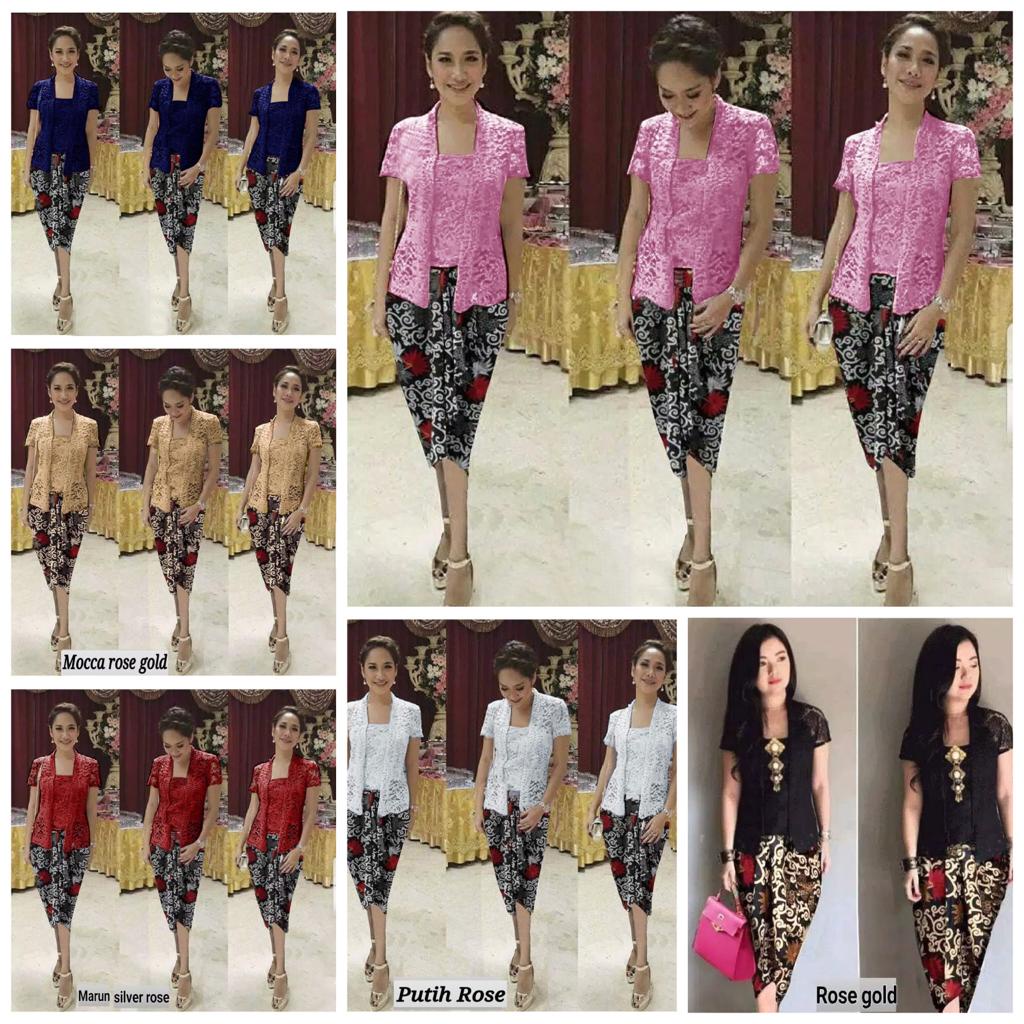 HITAM KATUN PUTIH Set Of Modern Kebaya Kebaya Baju Kebaya Graduation ...