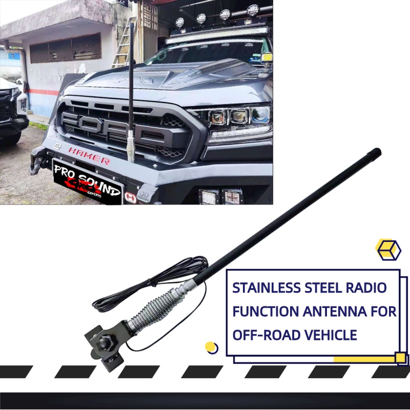 STAINLESS STEEL RADIO FUNCTION ANTENNA FOR OFF-ROAD VEHICLE | Shopee ...