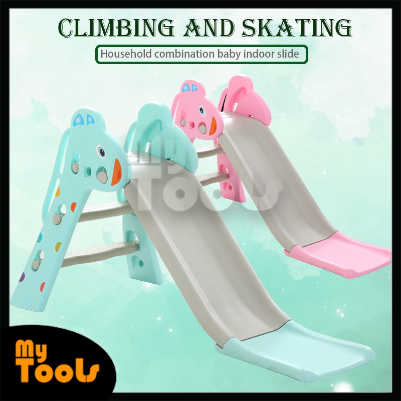 sandristore Mini Children Slide Extended Sliding Path Playground PINK ...