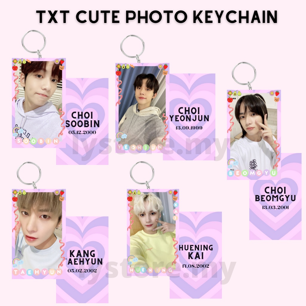 TXT CUTE PHOTO KEYCHAIN | Shopee Malaysia