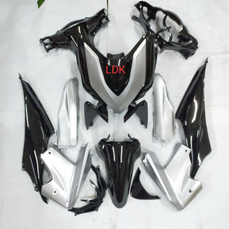 Honda Wave 110 Cover Set ( hitam) | Shopee Malaysia