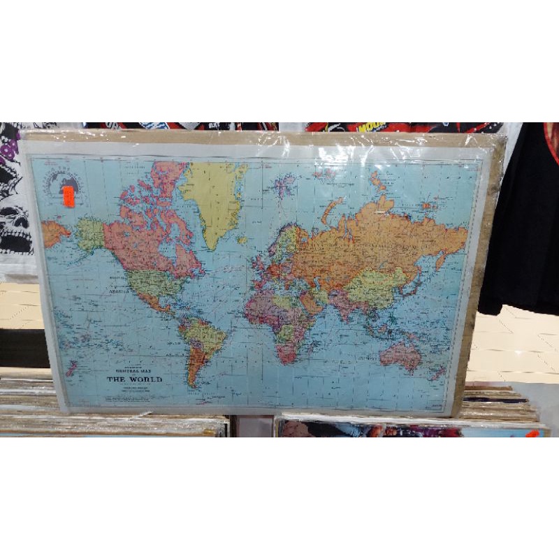 WORLD MAP Maxi Poster | Shopee Malaysia