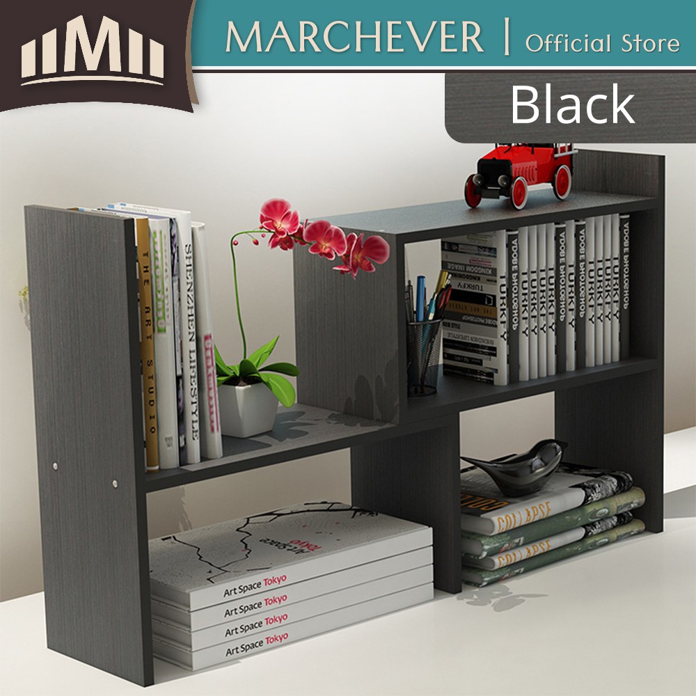 Adjustable Book Shelf Portable Office Table Book Rack Document Storage ...