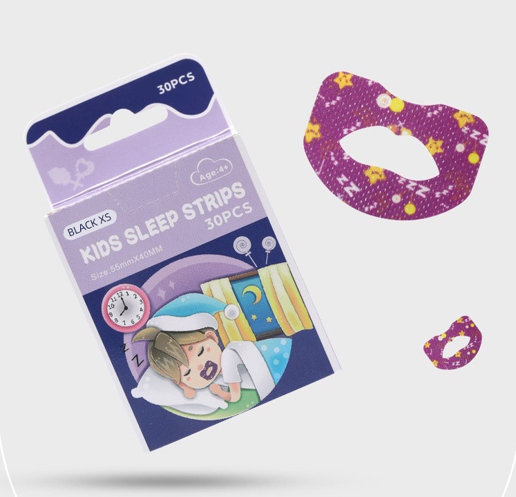 30pcs/Box Anti Snore Mouth Tape Suffocation Sleep Aid Nose Breath Train ...