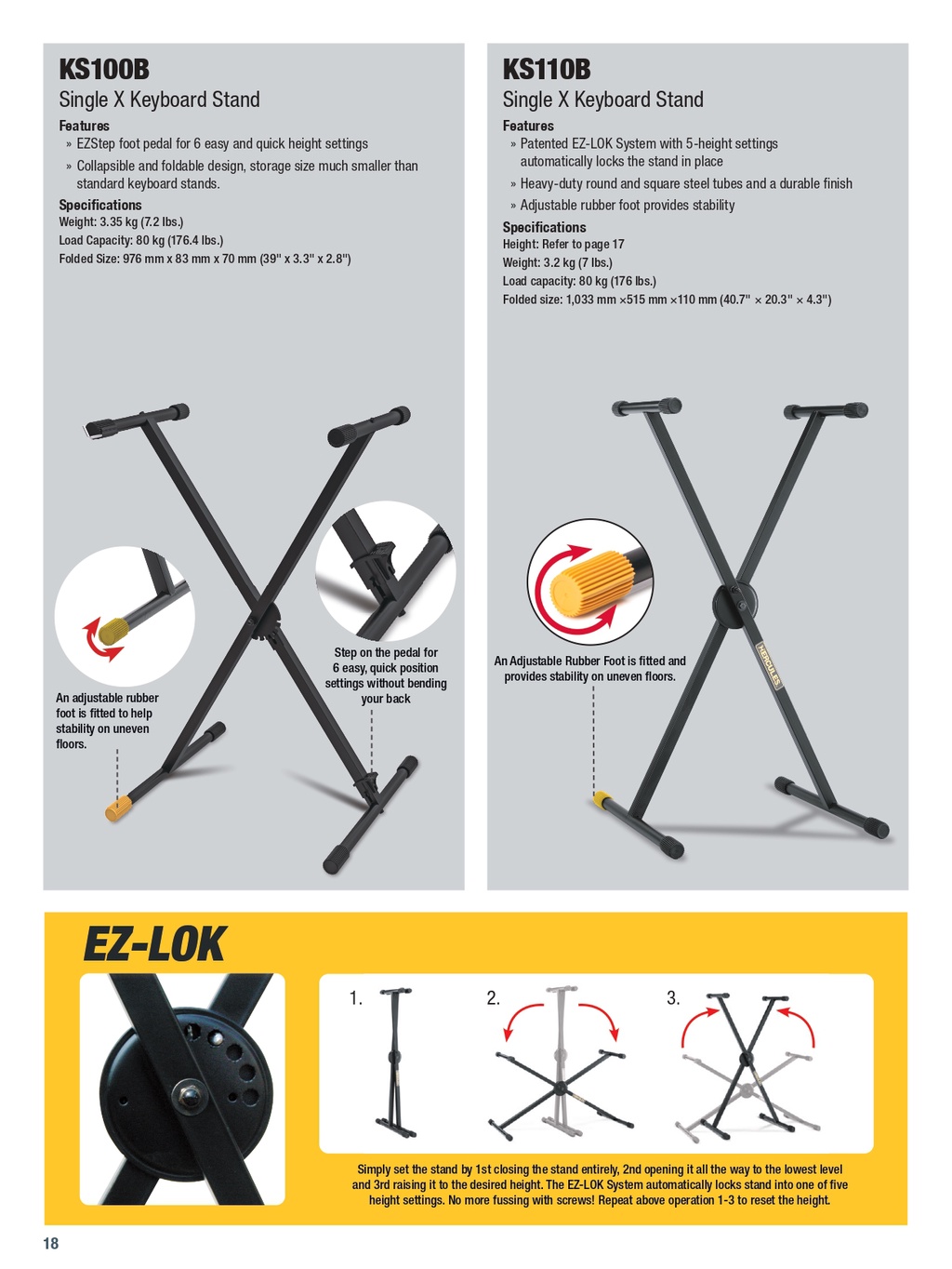 Hercules KS210B Double X Keyboard Stand | Shopee Malaysia